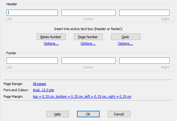 Formatting