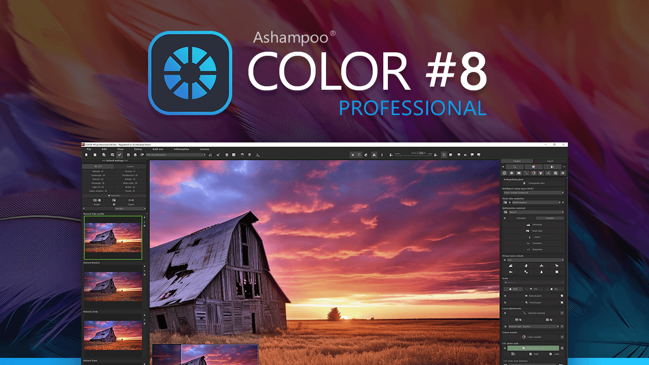 Ashampoo® COLOR #8 professional - Generalidades - Ashampoo®