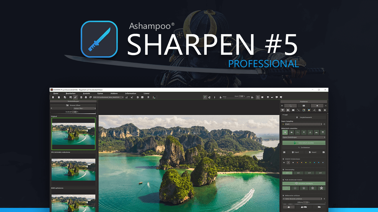 Ashampoo® SHARPEN #5 professional - Overview - Ashampoo®