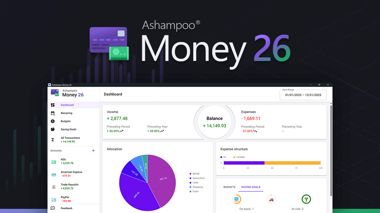 Ashampoo® Money 26 - Voraussetzungen - Ashampoo®