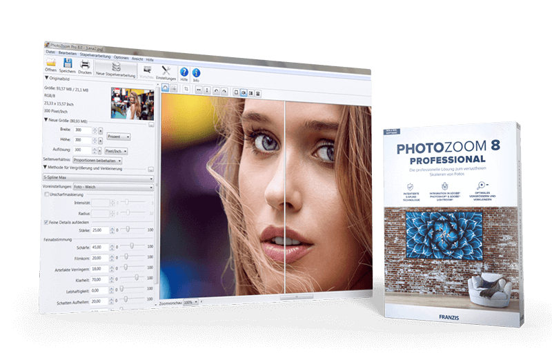 Franzis PhotoZoom 8 Professional - Overview - Ashampoo®
